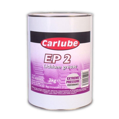 Carlube EP2 Lithium Grease 3kg Multi Purpose Extreme Pressure Performance x 4