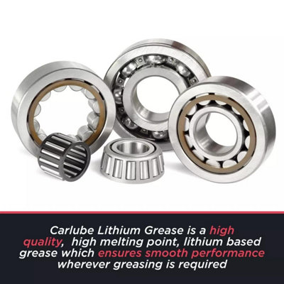 Carlube Ep2 Lithium Lubricant Extreme Pressure Performance Grease 500G