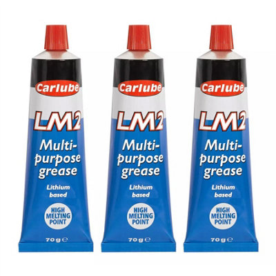 Carlube Lithium Wheel Bearing Multi-Purpose Grease Corrosion Protection 70g x3