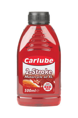 Carlube Mineral 2 Stroke Motorcycle Oil 500mL x2 Lubricant 1 Litre 1L ...