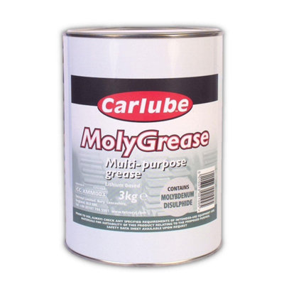 Carlube Molybdenum 2 Multi Purpose Grease Moly Grease Tub 3Kg Car ...