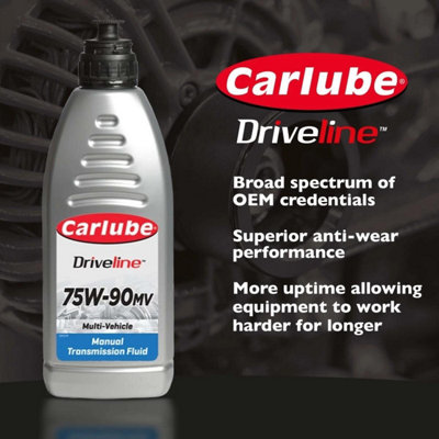Carlube Mtf-U 75W90 Multi-Vehicle Manual Transmission Fluid Gear Oil 1 ...