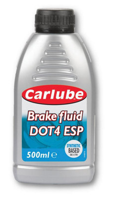 Carlube Synthetic Brake & Clutch Fluid DOT4 Esp Advanced Braking Sys 500ml x6