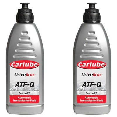 Carlube Transmission Fluid ATF Q Dexron 2 Power Steering Liquid 1L x2