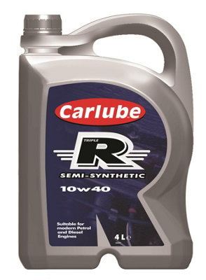 Carlube Triple R 10W-40 Semi Synthetic Oil For Petrol & Diesel Engines 4L