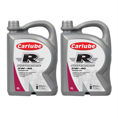 Carlube Triple R 5W-40 Fully Synthetic Low Ash Oil Petrol & Diesel ...