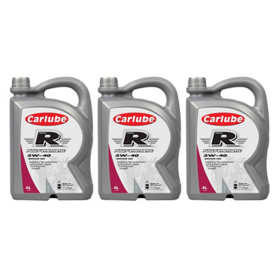 Carlube Triple R 5W-40 Fully Synthetic Low Ash Oil Petrol & Diesel ...