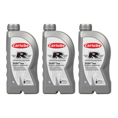 Carlube Triple R 5W30 C3 Fully Synthetic Oil For Petrol & Diesel ...
