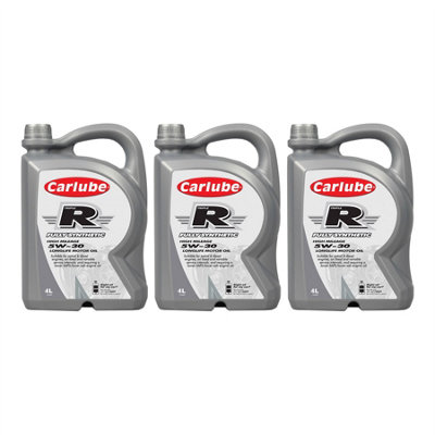Carlube Triple R 5W30 C3 Fully Synthetic Oil For Petrol & Diesel ...
