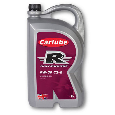 Carlube Triple R Fully Synthetic 0W30 C2-B Motor Oil 5L Litre | DIY at B&Q