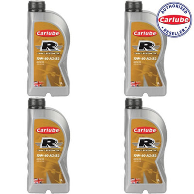 Carlube Triple R Fully Synthetic Motor Engine Oil SAE 10W60 A3/B4 1L ...