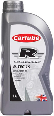 Carlube Triple R, R-TEC 19 5W-30 Engine Oil 1L | DIY at B&Q