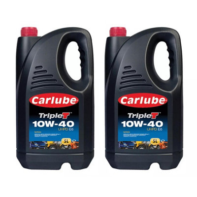 Carlube Triple T SAE 10W-40 UHPD E6 Commercial Engine Oil 5L 5 Litres ...