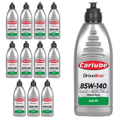 Carlube XEM001 SAE 85W-140 Heavy Duty Gear Axle Oil Transmission System ...