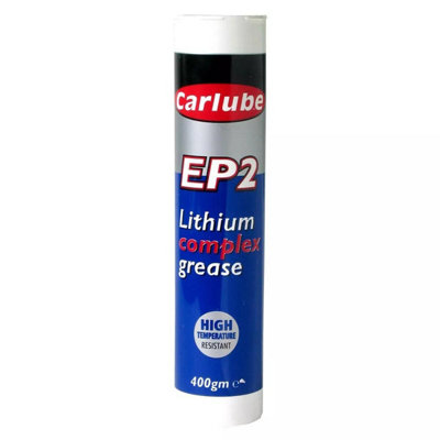 Carlube YLC400 EP2 Lithium Complex Grease Cartridge High Temperature 400g x4 | DIY at B&Q