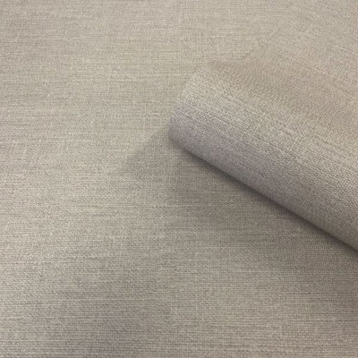 Carmella Plain Textured Heavyweight Vinyl Wallpaper Grey Belgravia 7164