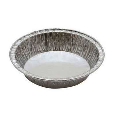 Caroline Disposable Pie Dish (Pack of 18) Silver (One Size) | DIY at B&Q