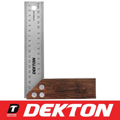 Carpenters Squares With Rosewood Type Hardwood Stock, Stainless Steel 6 ...