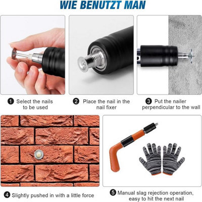 Carpentry Integrated Pneumatic Nailer Manual Steel Nailer ...