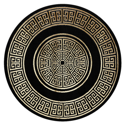 Carpet ALLURE 1968 circle Greek key, frame - Structural, stylish ...