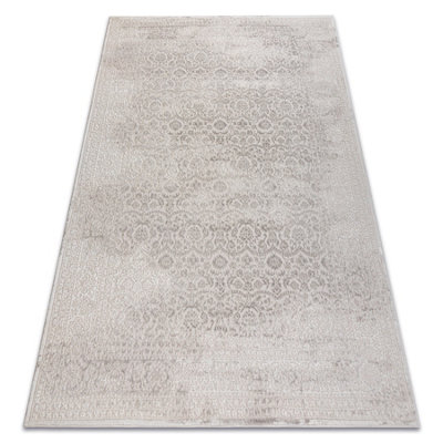 Carpet AURA J1361 cream - Frame, ornament, structural, modern 200x290 cm