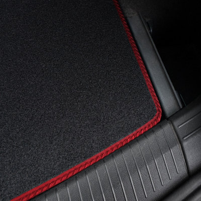 Carpet Boot Liner Compatible With Dacia Duster (2024+) (Upper Boot) Red ...