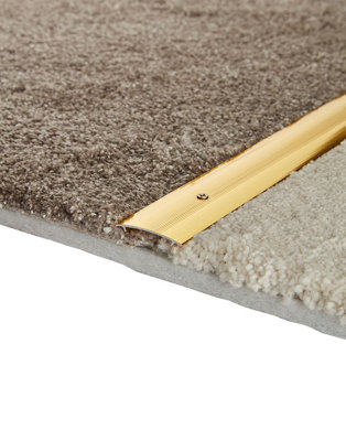 Carpet Flooring Flat Gold Door Bar Threshold Cover Strip 40mm x 0.9m (3 ...