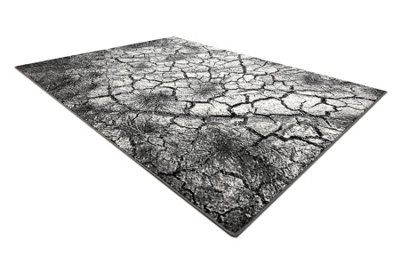 Carpet SILVER Terra cracked ground grey 160x220 cm