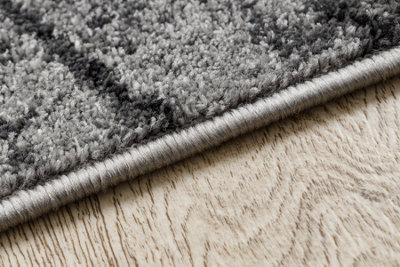 Carpet SILVER TRONKO Tree wood - grey 240x340 cm
