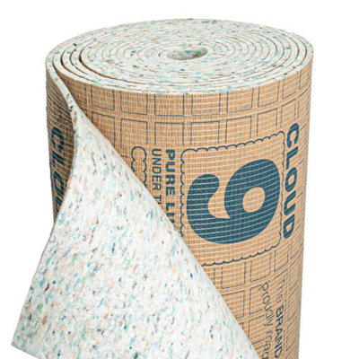 Carpet Underlay Cloud 9 Underlays Cirrus 9mm (15 SQM) 1.37m(Width) x ...