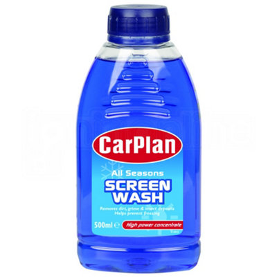 CarPlan All Season Concentrated Screenwash 500mL x8 Windshield Washer ...