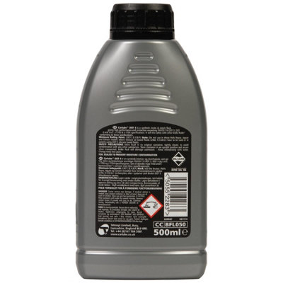 CarPlan BFL050 Brake & Clutch Fluid Dot 4 FMVSS 116 DOT 4 SAE J1704 ...