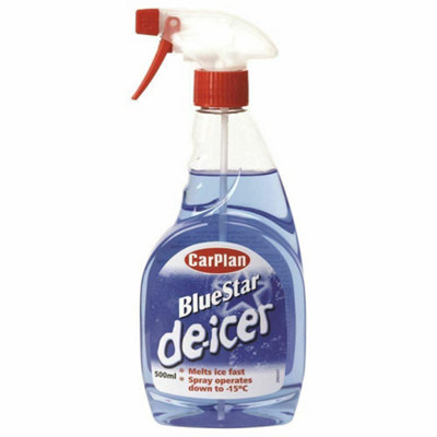 CarPlan Blue Star De-Icer Trigger Spray 500mL Winter Treatment 0.5L Ice ...
