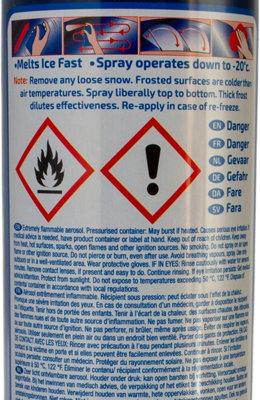 Carplan Bluestar Super De Icer Pressurised Spray 600ml Fast Effective ...