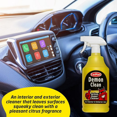 CarPlan Demon Car Wash Detailing Active Interior Exterior Super Clean 1L