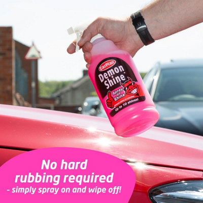 Carplan Demon Shine Spray On Shine Car Wax Polish Spray & Wipe 1L 1 ...