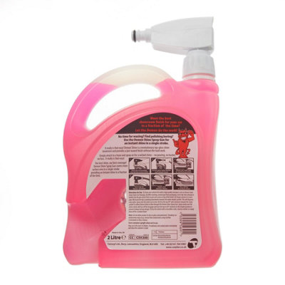 Carplan Demon Shine Spray On Shine Car Wax Polish Spray & Wipe 2L Gun x6