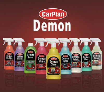 CarPlan Demon Tyres Instant Shine Cleaner Polisher Wet Look Tyres 1 Litre