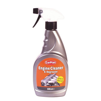 CarPlan Engine Cleaner & Degreaser Trigger 500mL x4 Treatment 2 Litres 2L