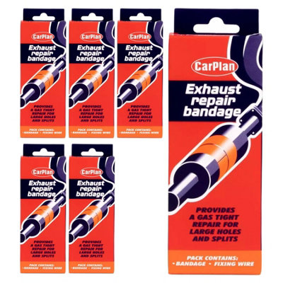 Carplan Exhaust Repair Bandage Packet Gas Tide Repair For Large Holes ...