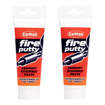 CarPlan Fire Putty - 120g x2 Treatment Exhaust System Assembly Paste ...
