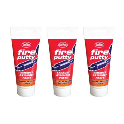 CarPlan Fire Putty Exhaust Paste (Pack of 3) | DIY at B&Q