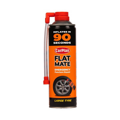 CarPlan Flat Mate Tyre Inflator Emergency Puncture Repair Large Tyre 17 ...