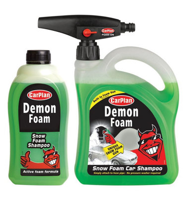 CarPlan Foam Snow Foam & Car Shampoo with Gun Plus Car Wash Refill Kit