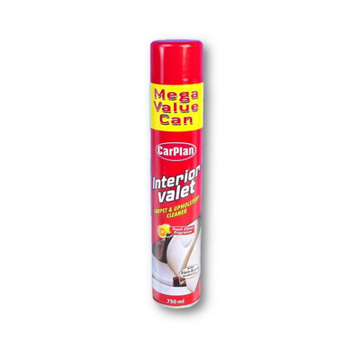 CarPlan IVC750 Interior Valet 750ml Upholstery Cleaner Brush Applicator ...