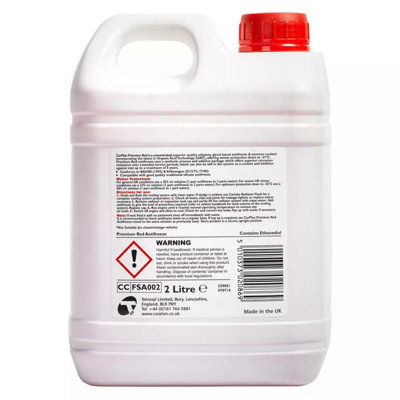 Carplan Red Antifreeze Coolant Longlife Concentrate 2L x 3