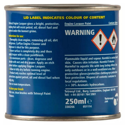 Carplan Silver Engine Protective Lacquer 250ml Brush On Heat Resistant ...