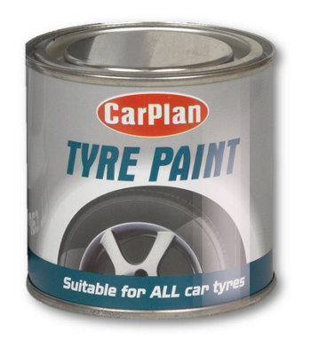 CarPlan Tetrosyl TPT250 Tyre Paint Black Rubber Surfaces 250mL x2 ...