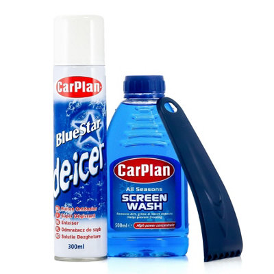 CarPlan Winter Essentials Gift Pack De-Icer All Season Screenwash Ice ...