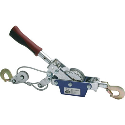 Carpoint Portable Hand winch with Cable 800 kg Chrome | DIY at B&Q